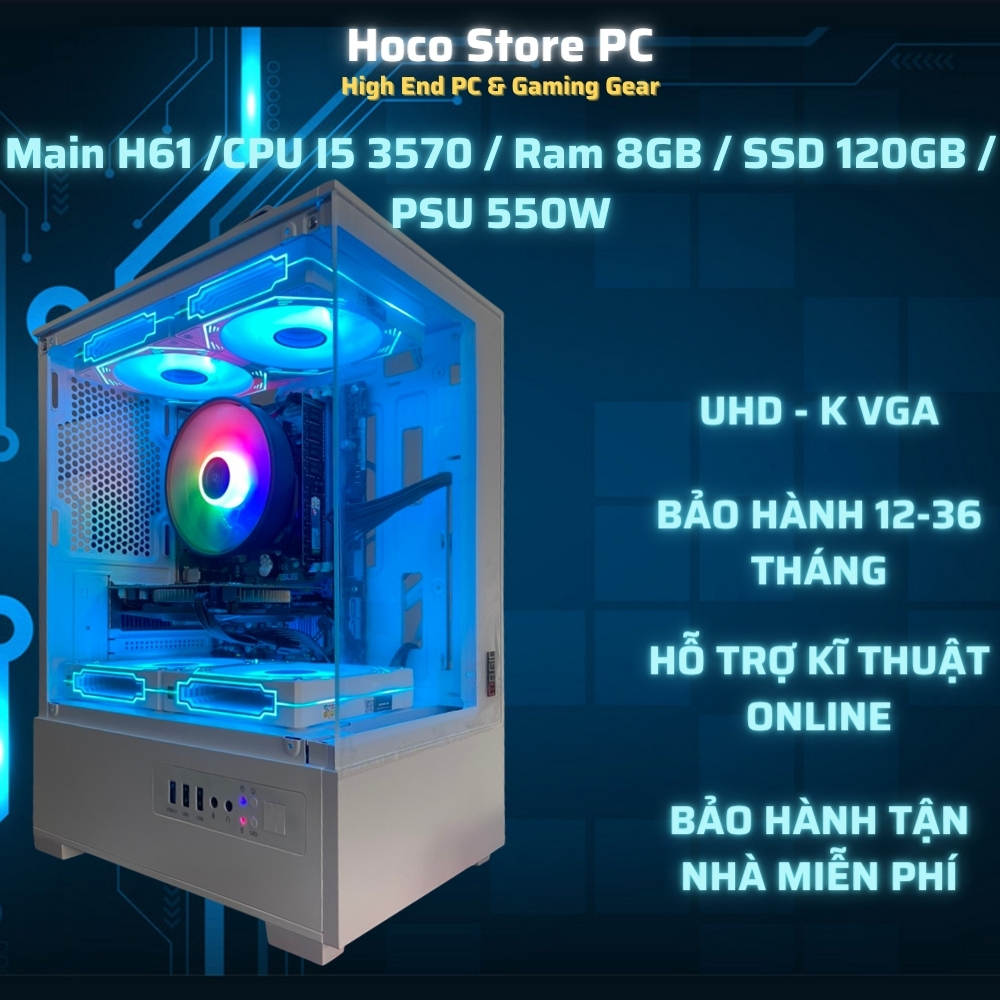 Bộ PC Máy Tính Văn Phòng Chơi Game Nhẹ VSP 53570 Mix / GTX 750 Ti / Ram 8Gb / SSD 120Gb | Hoco ...