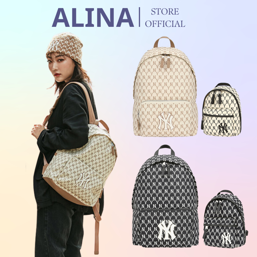 [ CHUẨN HÃNG ] Balo MLB NY Hàn Quốc Monogram Backpack Full Tag Code ...