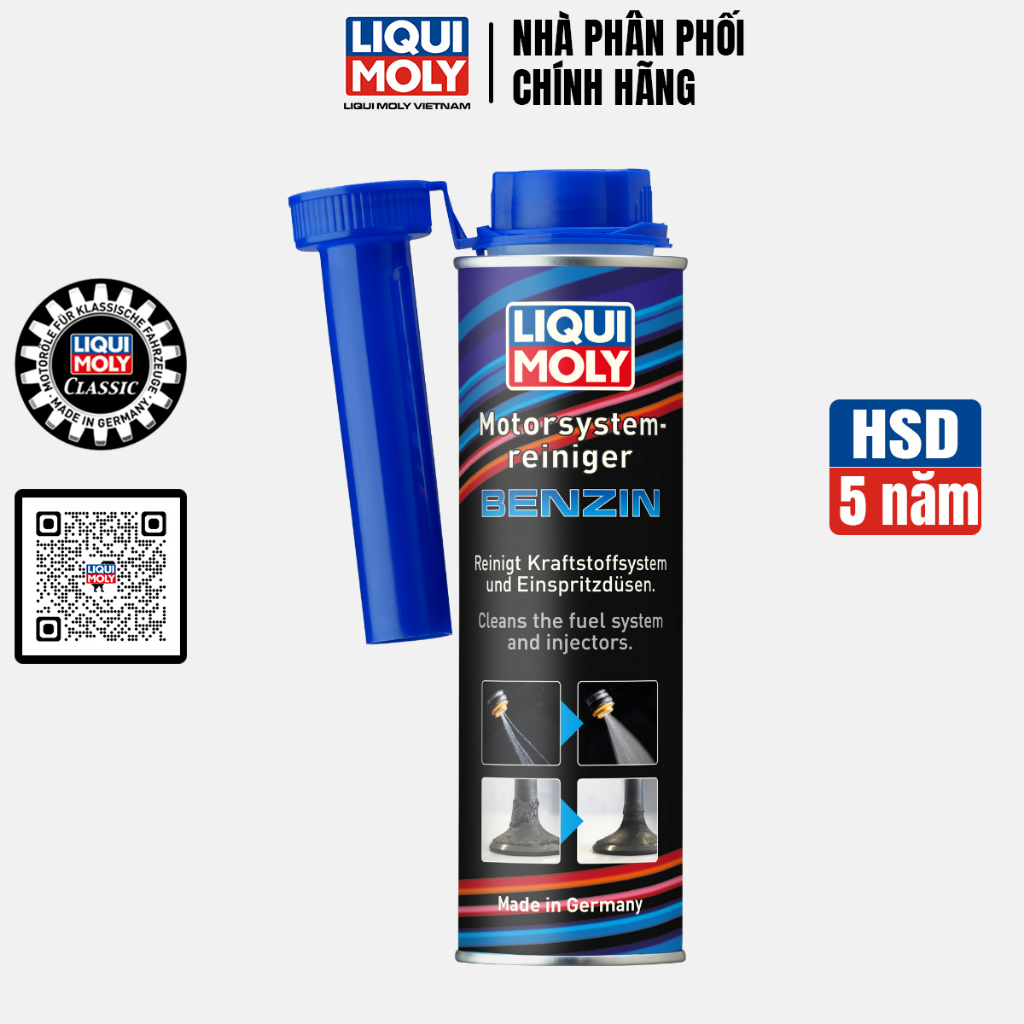 Dung Dịch Vệ Sinh Toàn Diện Hệ Thống Nhiên Liệu Xăng LIQUI MOLY 300ml ...