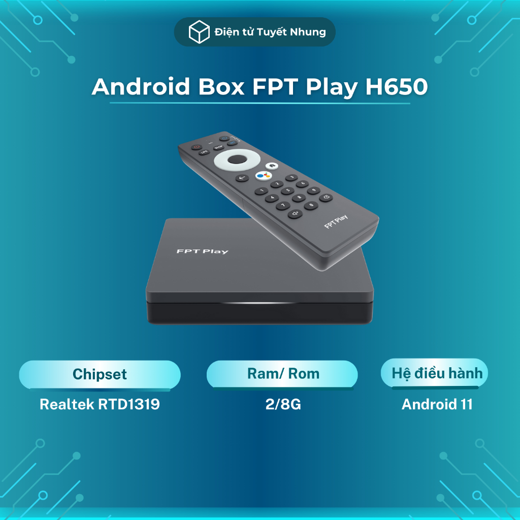 FPT Play Box H650 2/8G 2022, Rom ATV 11, Không Mất Phí Hàng Tháng - Android Box, Tv Box BH 1-1 ...