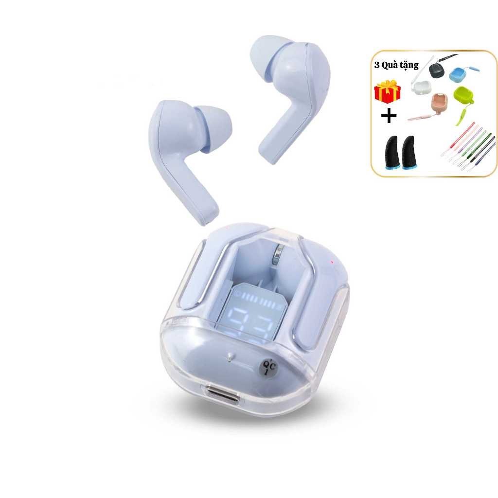 Tai nghe bluetooth KY8 Ultrapods Max cảm ứng, siêu nhỏ gọn, có mic đàm ...