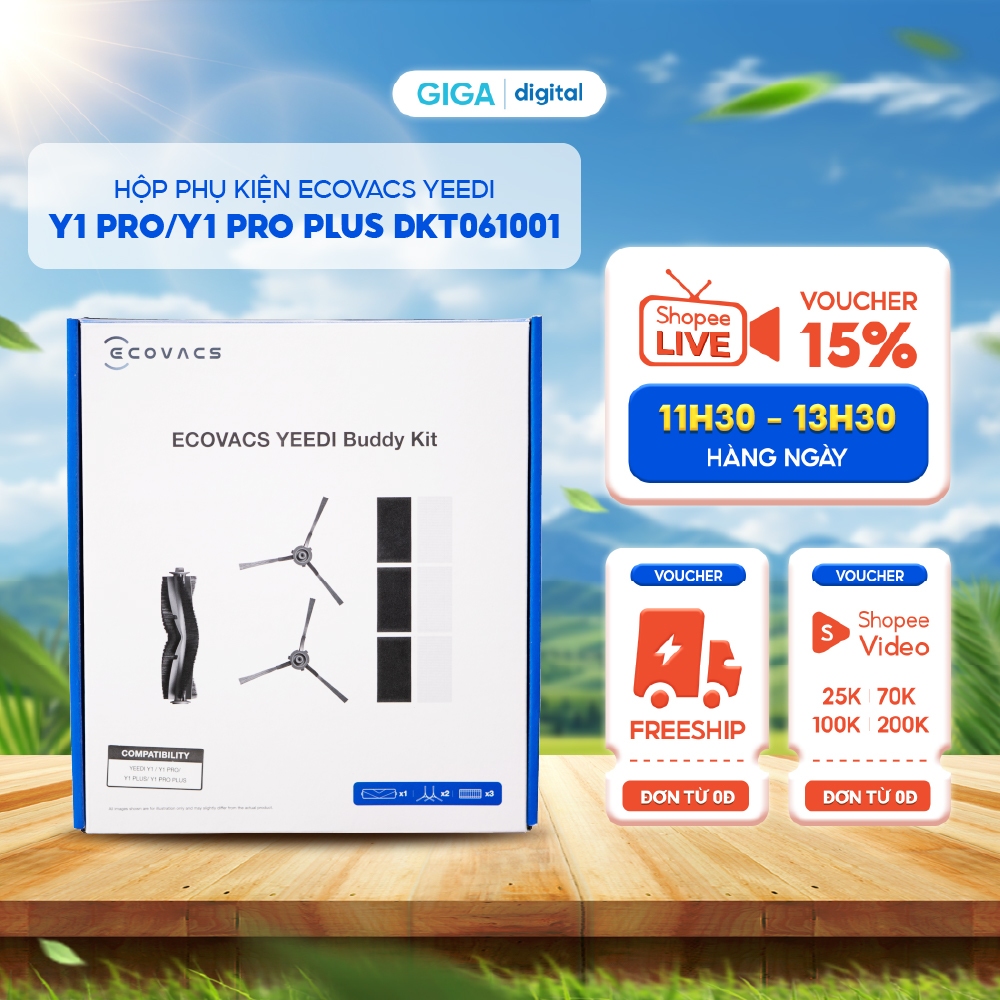 Hộp phụ kiện tương thích với Ecovacs Yeedi Y1 Pro/ Y1 Pro Plus DKT061001 | Shopee Việt Nam