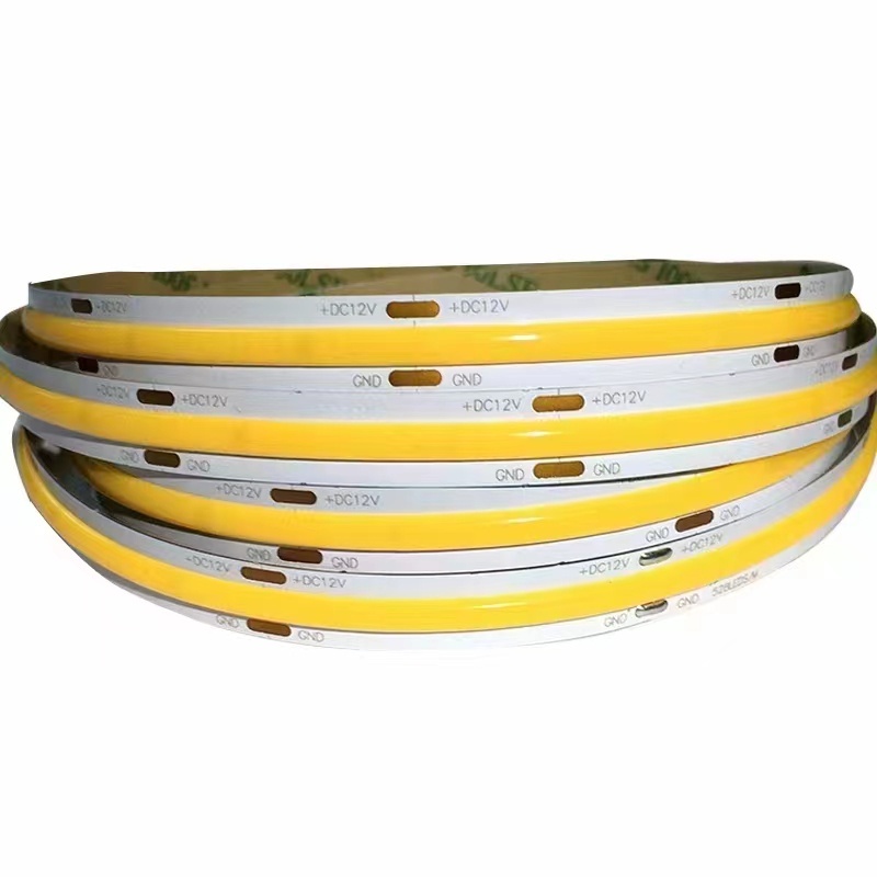 dây led dán COB 12v 24v 5m 10m 1 cuộn 252 led rán tủ, kệ, trang trí bàn ...