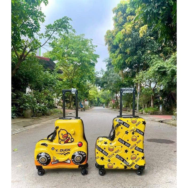 Vali Nhựa Vịt Vàng Yellow Duck - Vali Ngồi Trẻ Em Du Lịch Hàng Nội Địa ...