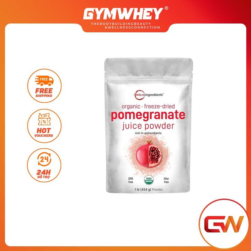 MICRO INGREDIENTS ORGANIC FREEZE-DRIED POMEGRANATE JUICE POWDER 454Gram ...