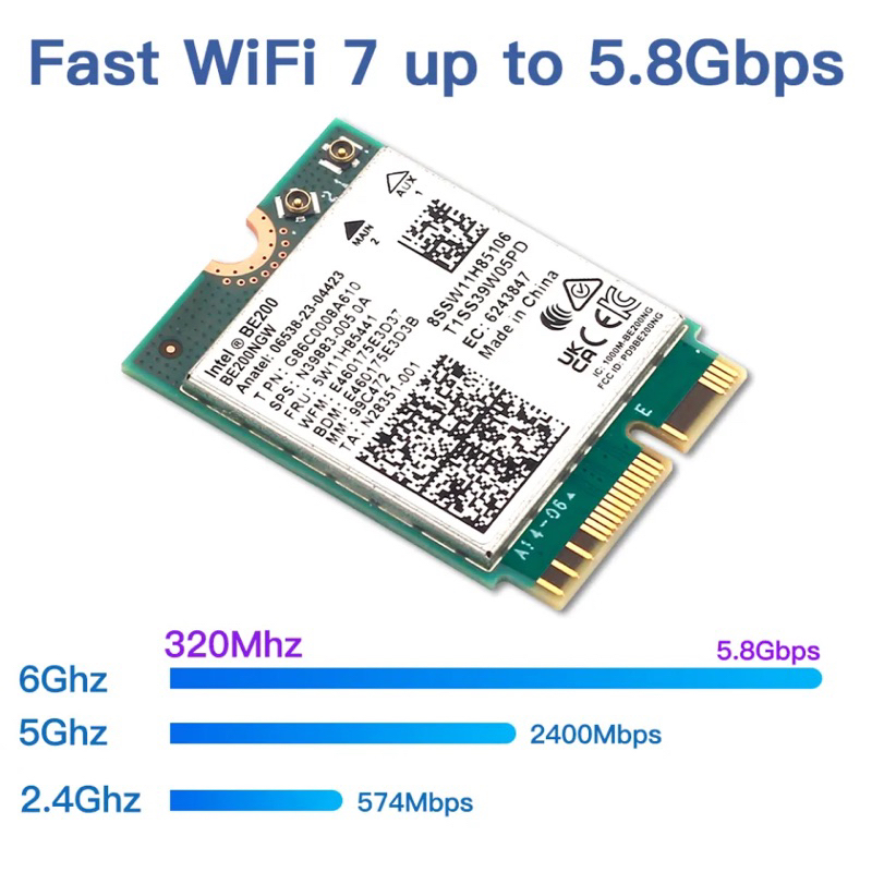 Card wifi intel AX200 9260NGW 8260NGW dùng cho khe M2/ngff | Shopee ...