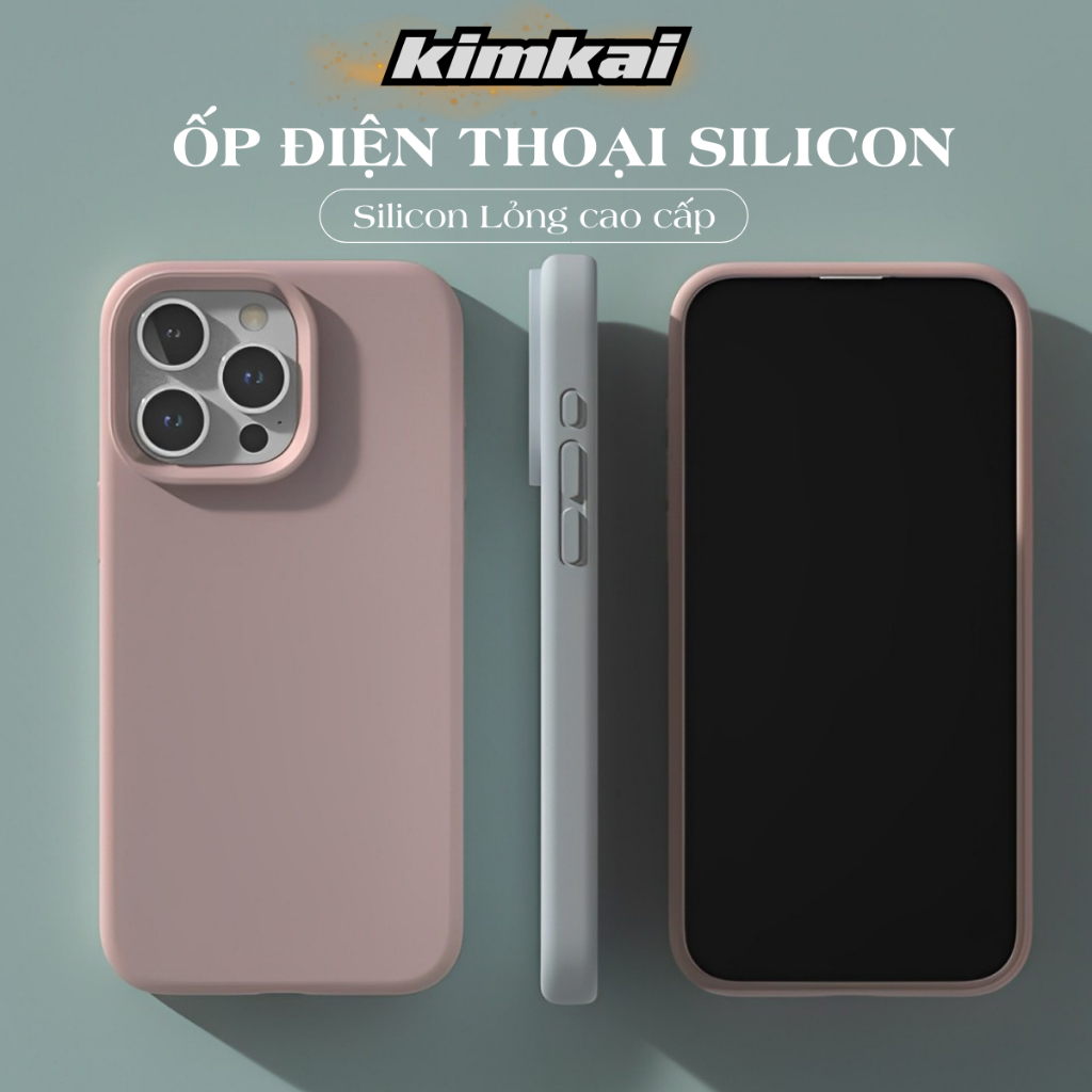 Ốp Chống Bẩn Silicone Lót Nhung Cao Cấp KK01 Chống Bẩn Giảm Sốc Cho lPhone 12 13 Pro Max ...