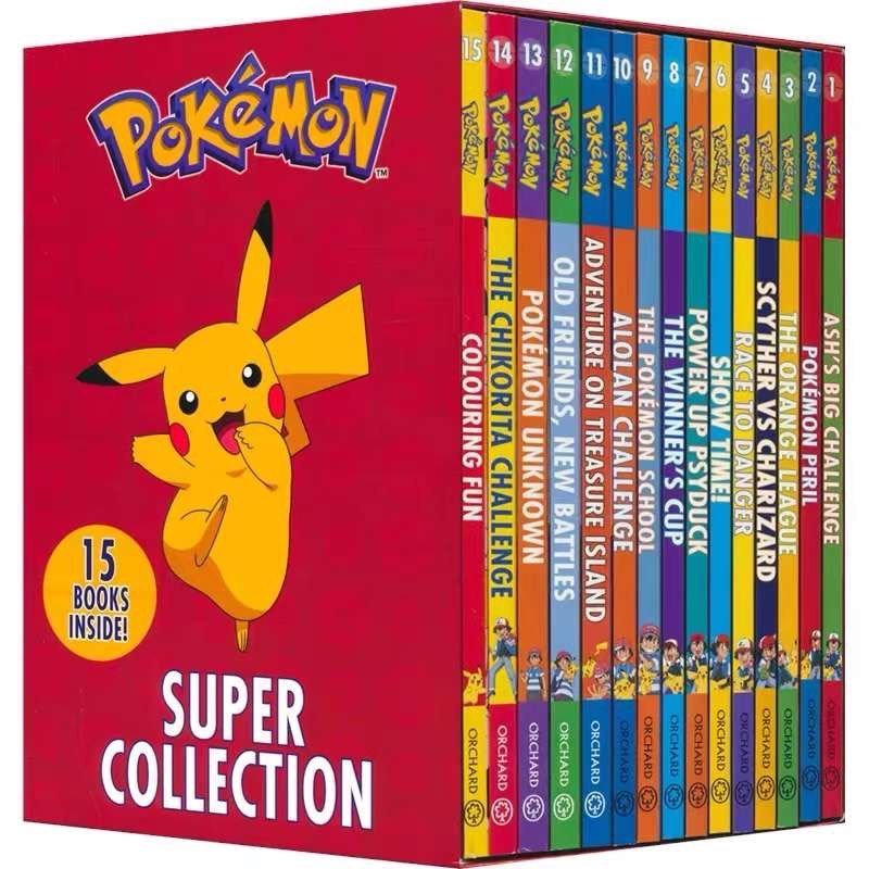 Sách - Pokemon super collection box set nhập 15 quyển | Shopee Việt Nam