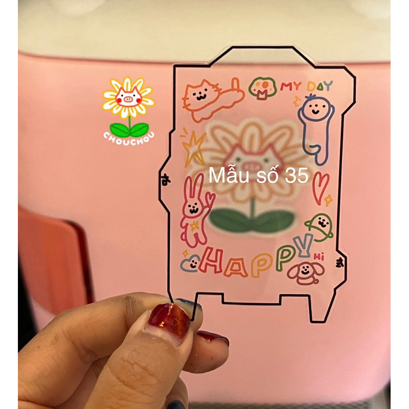 Tấm filter card cho polaroid, máy ảnh instax mini stickers cute ...