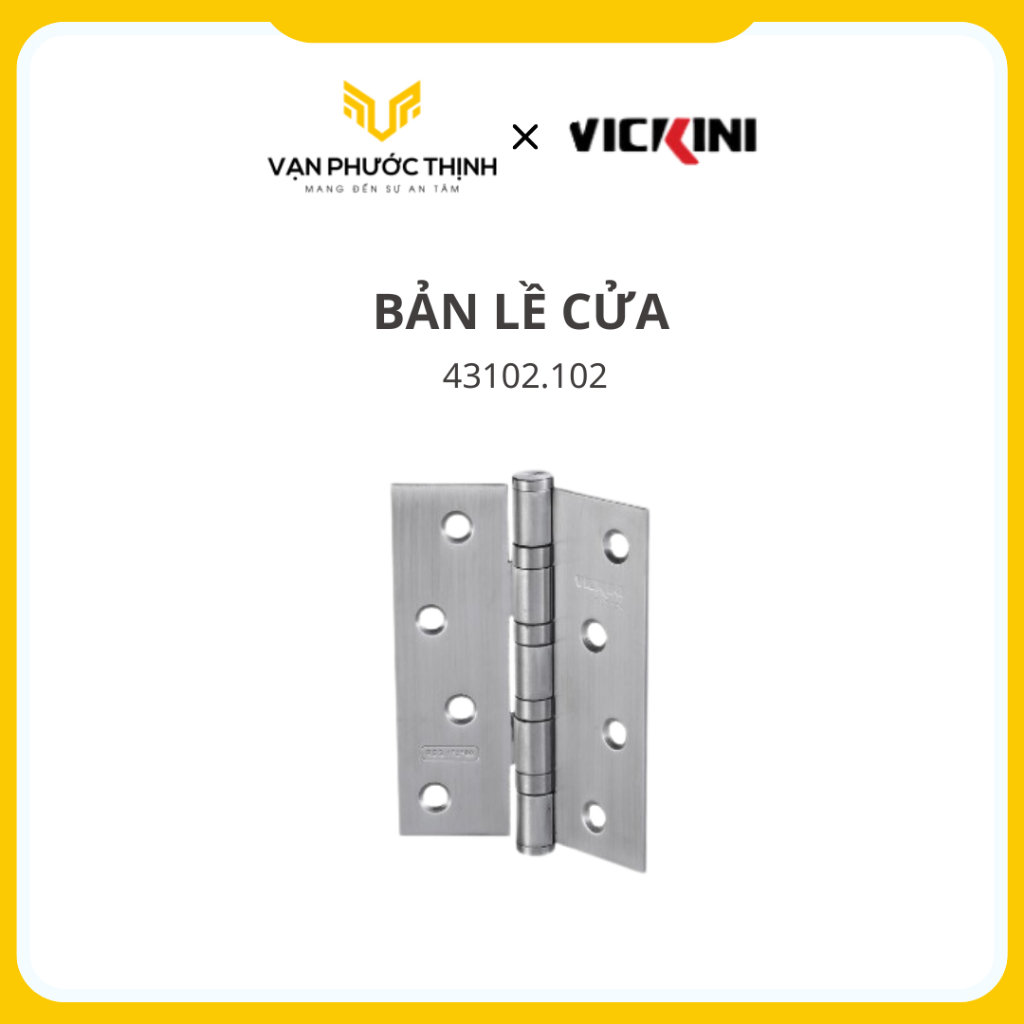 Bản lề lá cửa gỗ VICKINI - 43102.102 - Chính hãng - Vạn Phước Thịnh ...