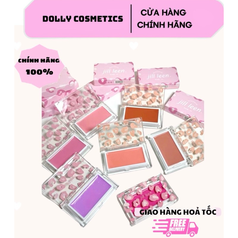 [JILL LEEN]Má Hồng Kem Jill Leen Phấn Má Hồng Dạng Kem Mướt Mịn blush jill leen Dolly Cosmetics ...