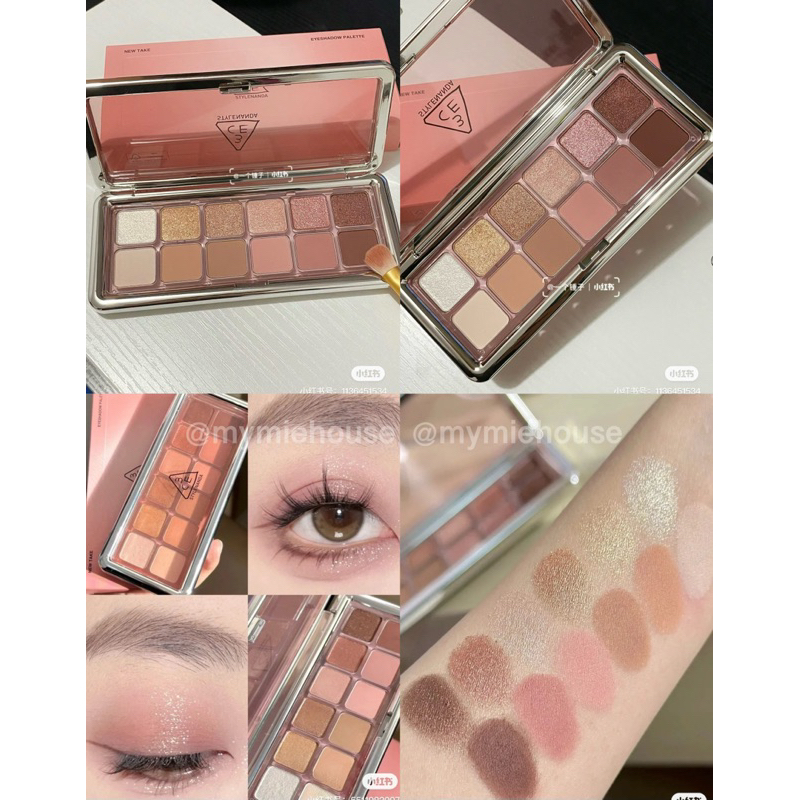 Bảng phấn mắt 12 Ô 3ce New Take Eyeshadow Palette ( Motion Frame ) | Shopee Việt Nam