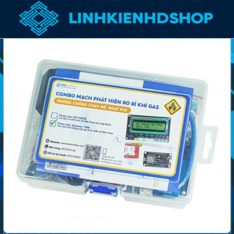Combo Mạch Phát Hiện Rò Rỉ Khí GAS Phòng Chống Cháy Nổ, Ngạt Khí ...