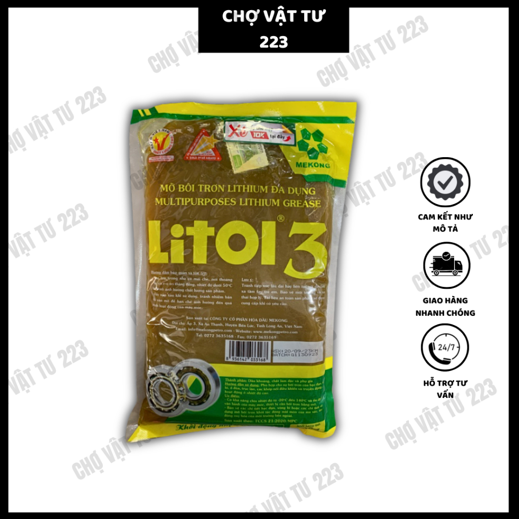 🎁 Mỡ Litol chịu nhiệt tốt, chỉ số độ nhớt cao, kháng nước - Bịt / Bao ...