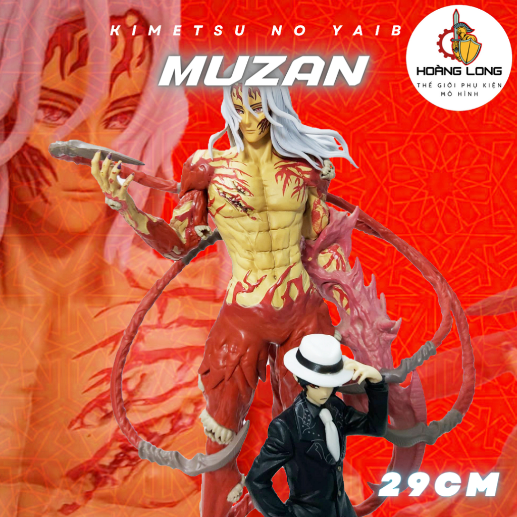 Mô hình Kimetsu No Yaiba, Kibutsuji Muzan 29cm, figure Demon Slayer ...