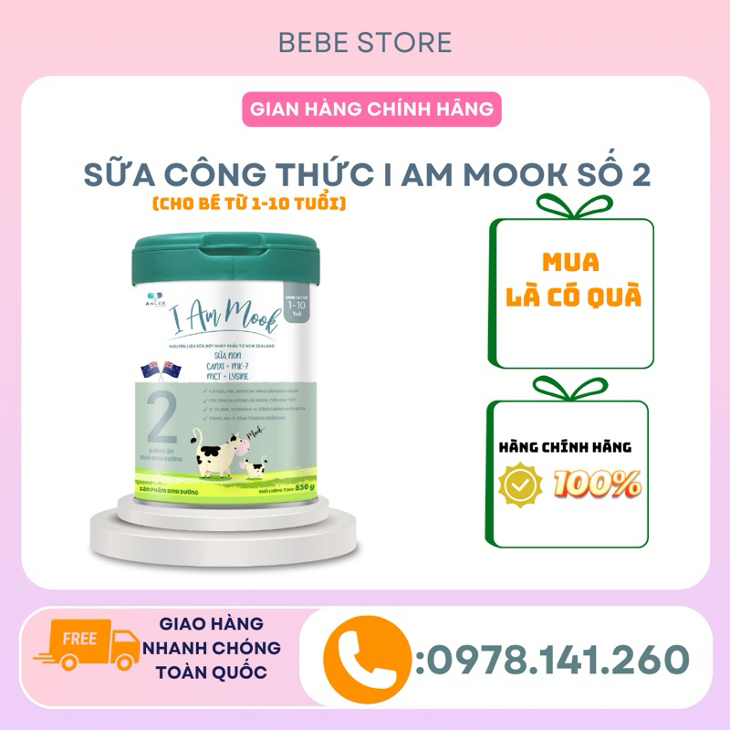 (FreeShip ) Combo 4 lon Sữa công thức I Am Mook số 2 | Shopee Việt Nam