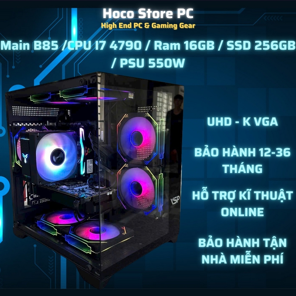 PC Gaming VSP 74x2 CPU Core i7 Ram 16G, SSD 256Gb VGA 1060 Chiến Mượt ...