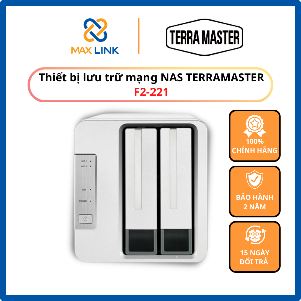 Thiết bị lưu trữ mạng NAS TERRAMASTER F2-221 HÀNG CHÍNH HÃNG | Shopee ...