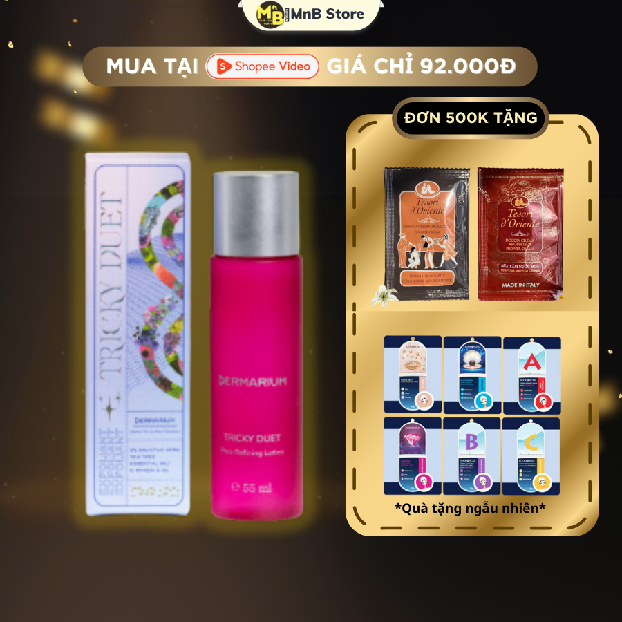 TRICKY DUET Dermarium - Dung dịch làm sạch lỗ chân lông 55ml 150ml ...