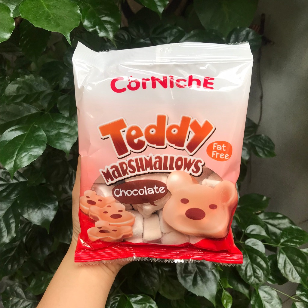 Kẹo Bông Gòn Hương Sôcôla Corniche Chocolate Teddy Marshmallows (Gói ...