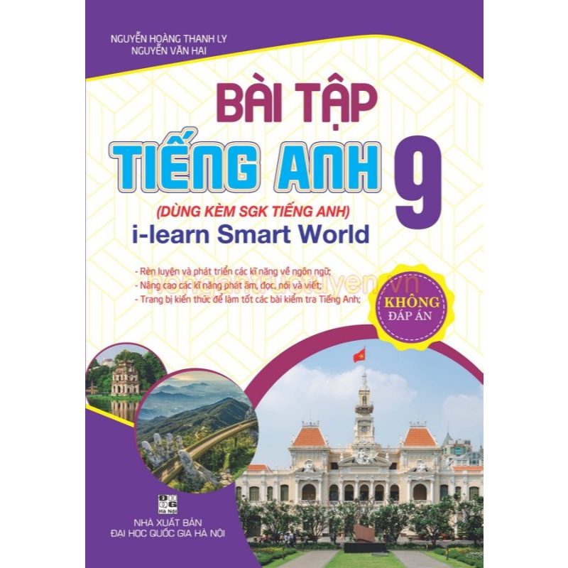 Sách - Bài tập tiếng Anh 9 – không đáp án (bám sát SGK I learn Smart World) - HA | Shopee Việt Nam