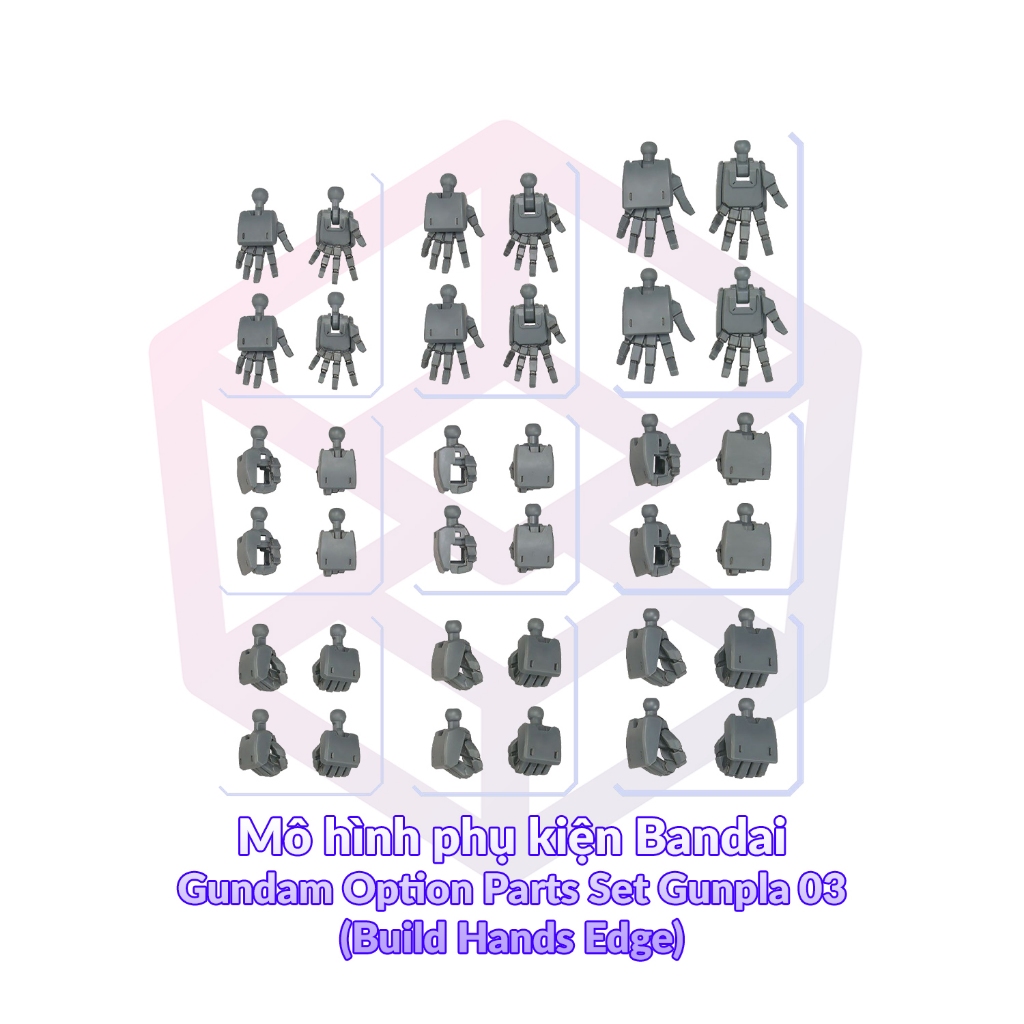 Mô hình phụ kiện Bandai Gundam Option Parts Set Gunpla 03 (Build Hands ...