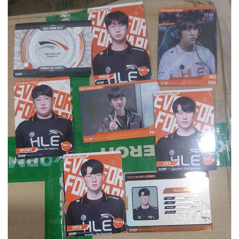full ảnh card buffun hle lck card như hình gồm viper peanut zeka doran ...