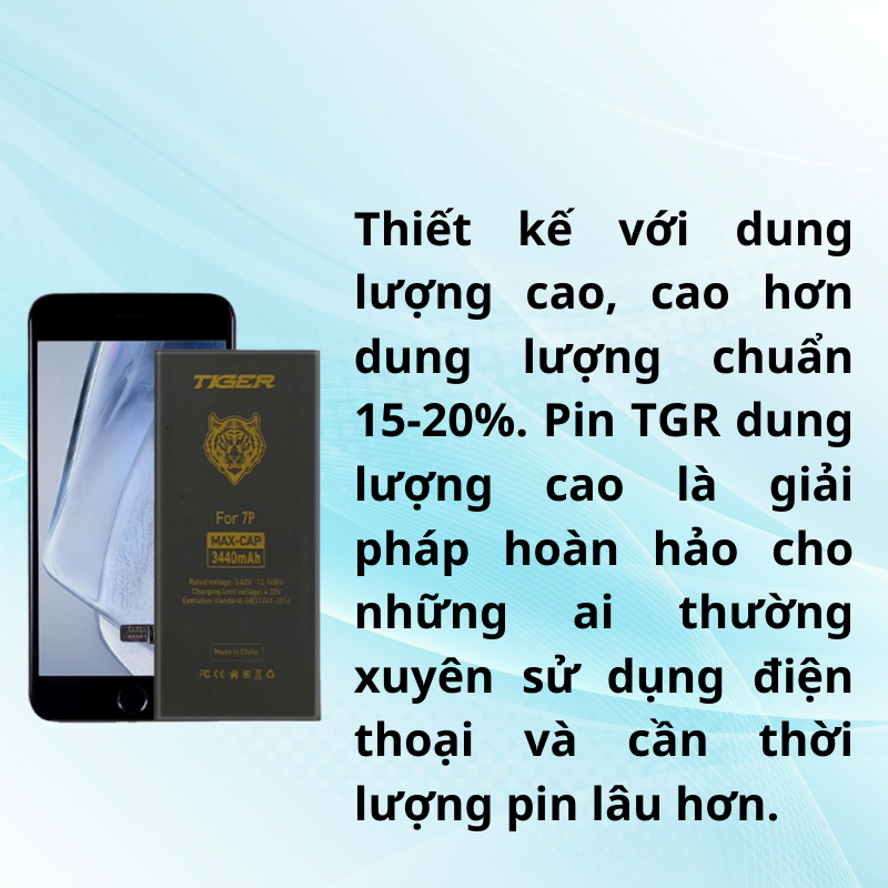 Pln cho lp 5-14 promax, pin TGR dung lượng chuẩn/ cao chính hãng bảo ...