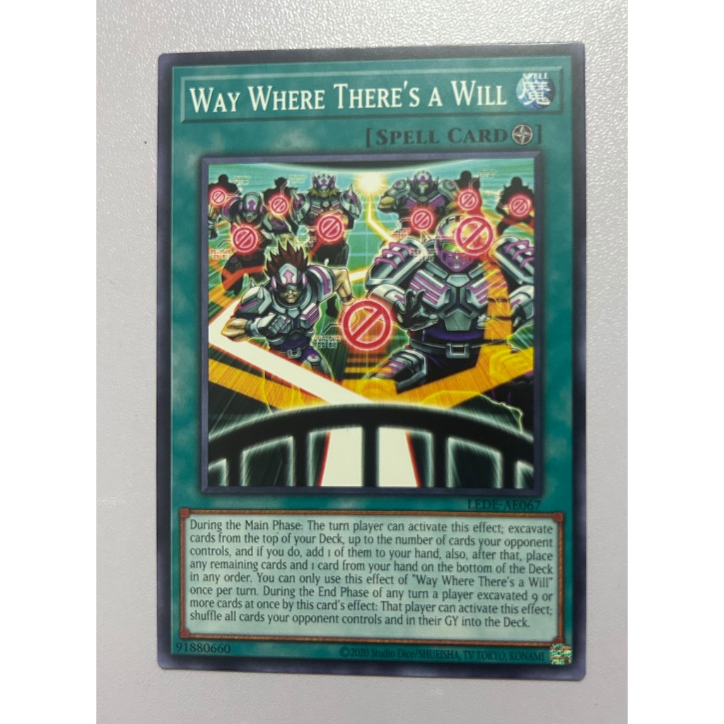 Thẻ bài Yugioh - LEDE-AE067 Way Where There's a Will | Shopee Việt Nam