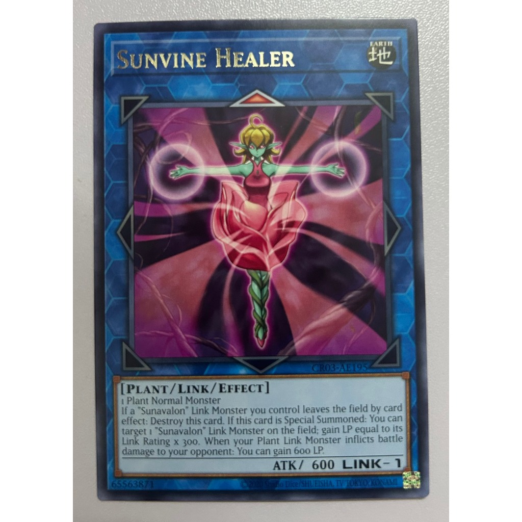 Thẻ bài Yugioh - CR03-AE195 Sunvine Healer (R) | Shopee Việt Nam