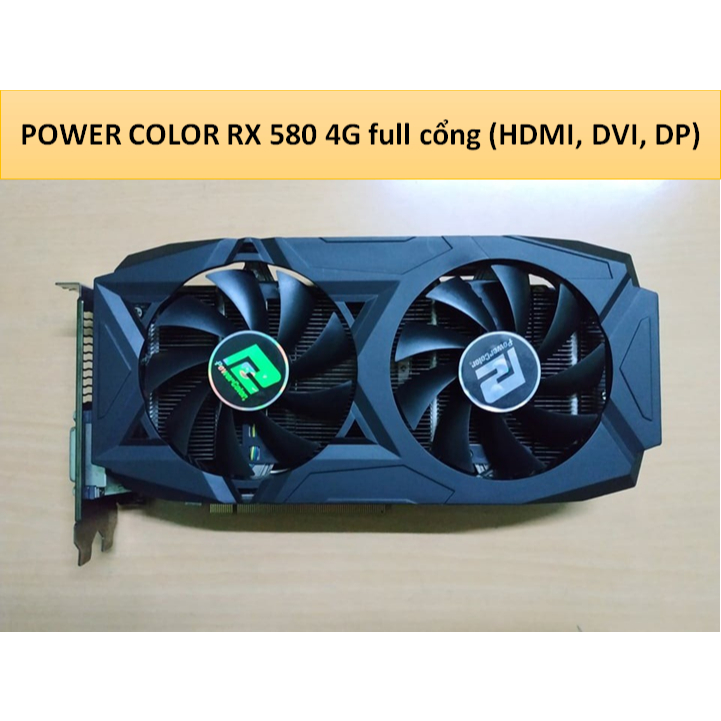 Card Màn Hình VGA PowerColor RX 580 8G | Shopee Việt Nam