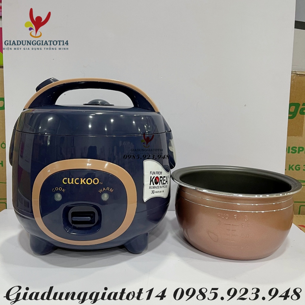 Nồi cơm điện Cuckoo CR387/388 dung tích 1L-1L2-1L8-2L2-Lòng nồi chống dính-Bảo hành 12 tháng ...