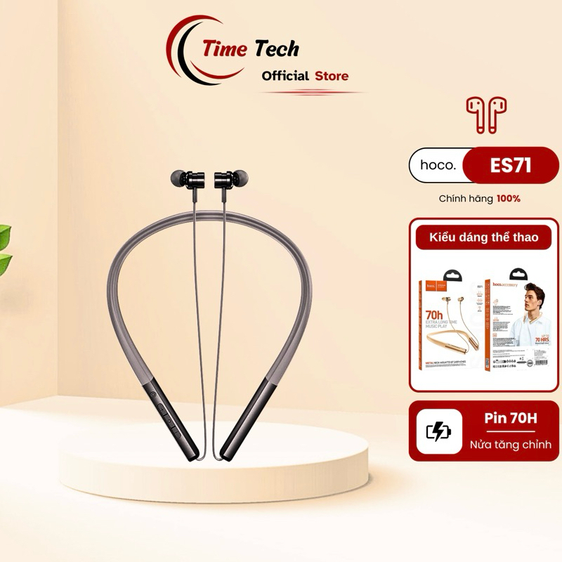 Tai nghe bluetooth HOCO ES71 - V5.3 kiểu dáng thể thao đeo cổ chính ...