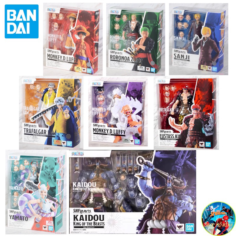 Mô Hình SHF Luffy Zoro Sanji Yamato Luffy Gear 5 Law eutass.kid kaidou ...