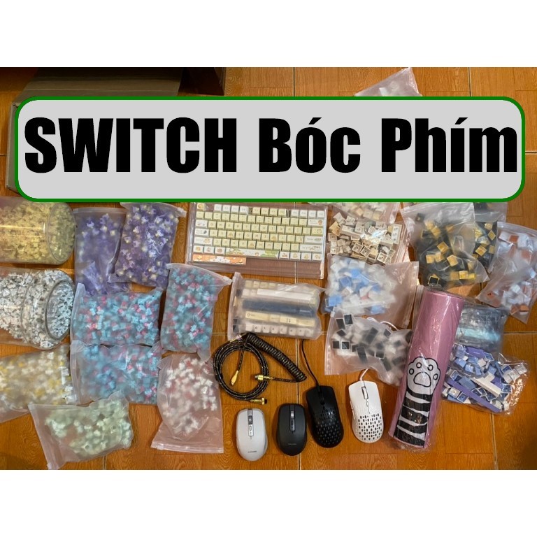 Switch bàn phím cơ bóc Akko, Cherry Cũ và Mới | Shopee Việt Nam