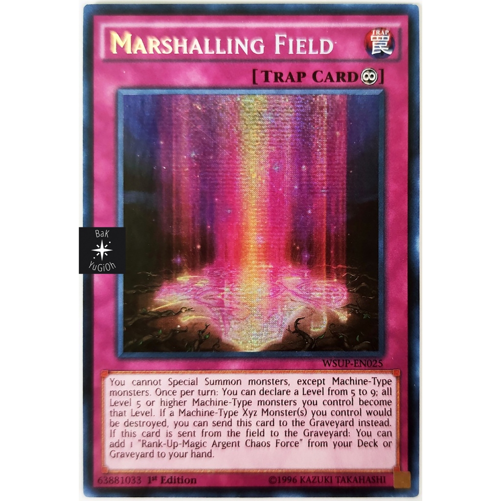 [BaK Yu-Gi-Oh!] [Thẻ Bài Chính Hãng] Marshalling Field |EN| Prismatic Secret Rare / Super Rare ...