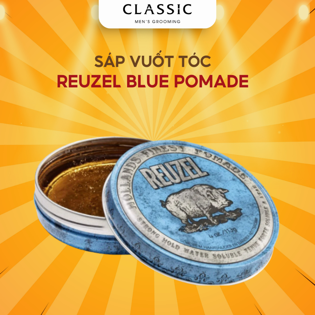 Sáp Vuốt Tóc Reuzel Blue Pomade | Shopee Việt Nam
