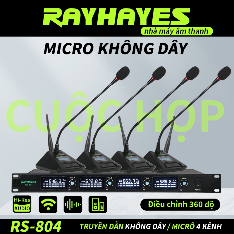 RAYHAYES Micro Không Dây MICRO CỔ NGỖNG ĐỘ NHẠY CAO,micro phát biểu cao ...