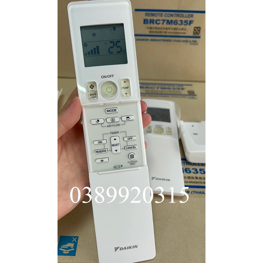 CHÍNH HÃNG Điều khiển không dây Daikin FDF Series âm trần 1 chiều lạnh ...