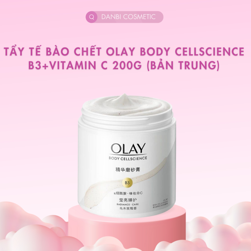 Tẩy Da Chết OLAY BODY CELLSCIENCE B3+ VitaminC Bản Cao Cấp 200g ...