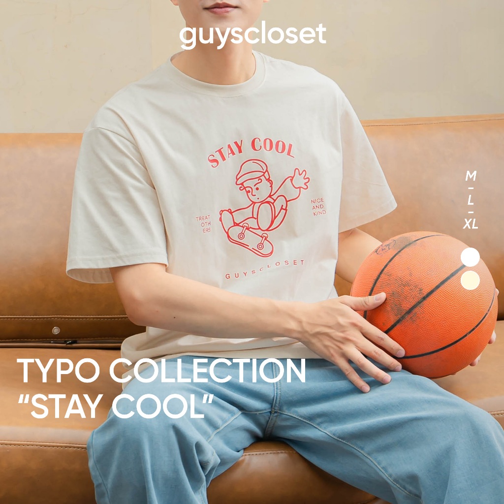 [Typo Collection] Áo Phông Nam/Nữ/Unisex Guy's Closet Stay Cool T-shirt ...