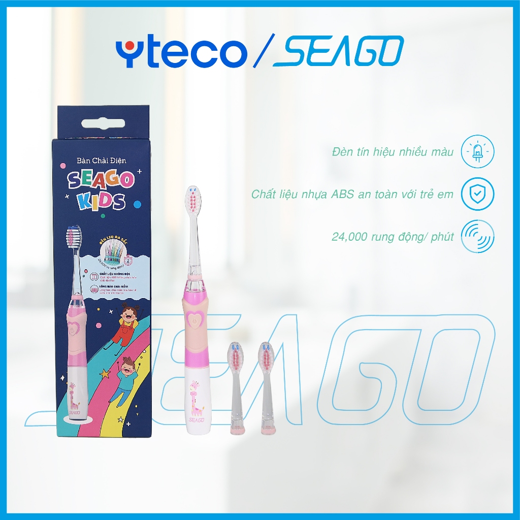Bàn chải điện trẻ em Seago SG-977 - YTECO | Shopee Việt Nam