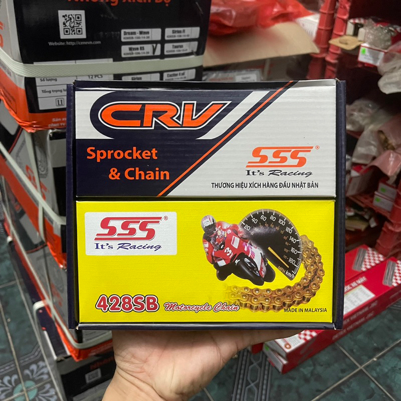 [Xích SSS] Nhông Sên Dĩa, Nhông Xích CRV Xích SSS Xe Máy Dream, Wave, S110, Blade, Future ...