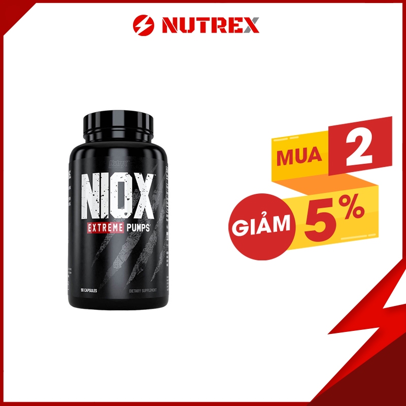 Tăng Hiệu Suất Hỗ Trợ Phát Triển Cơ Bắp Nutrex Niox Extreme Pumps 90 Viên | Shopee Việt Nam
