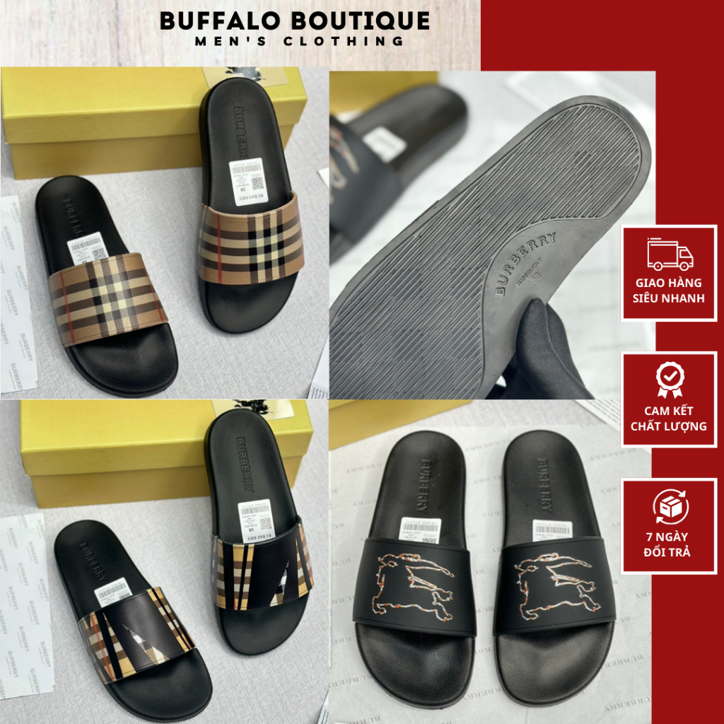 Dép Nam BBR Quai Ngang Phối Kẻ Sọc Siêu Đẹp - Dép Quai Ngang BBR Nam Đế ...