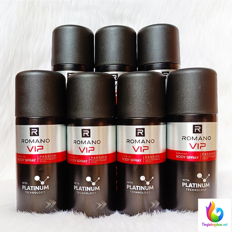 Xịt Ngăn Mùi Nước Hoa Cao Cấp Romano Vip Passion 150ml | Shopee Việt Nam