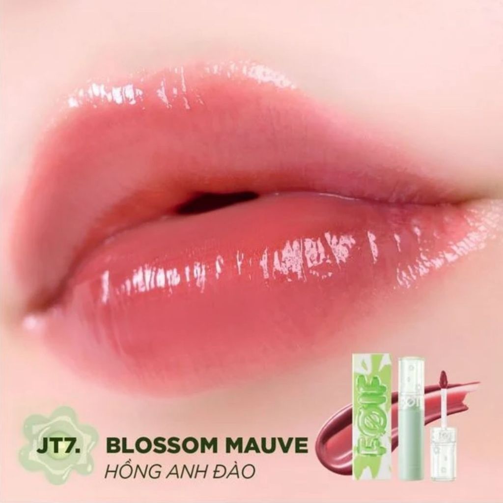 Son bóng thuần chay FOIF Juicy tint JT7 Hồng Anh Đào Ver.2, Son tint ...