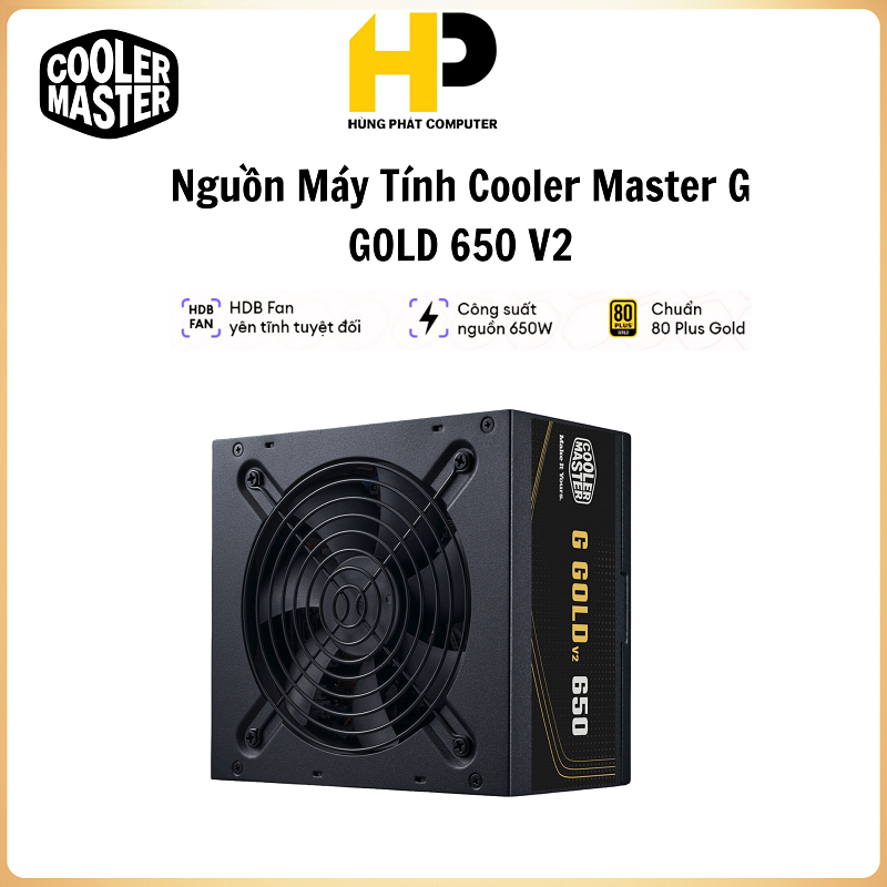 Nguồn Máy Tính Cooler Master G GOLD 650 V2, Công Suất 650W, ATX 3.1 ...