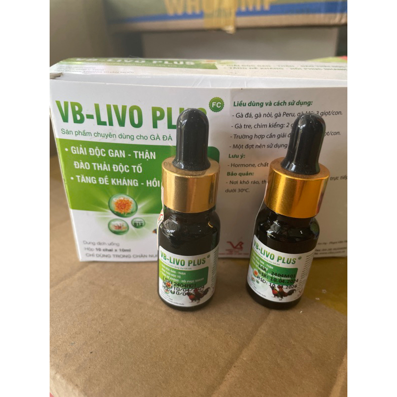 VB- LiVO Plus 10ml giải độc gan thận cho vật nuôi | Shopee Việt Nam