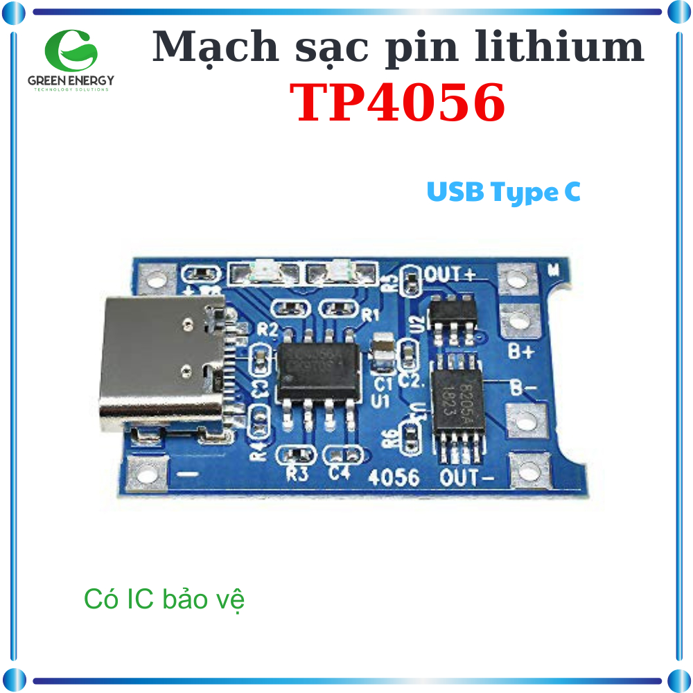 Mạch Sạc Pin Lithium TP4056 Có/không Bảo Vệ | Shopee Việt Nam